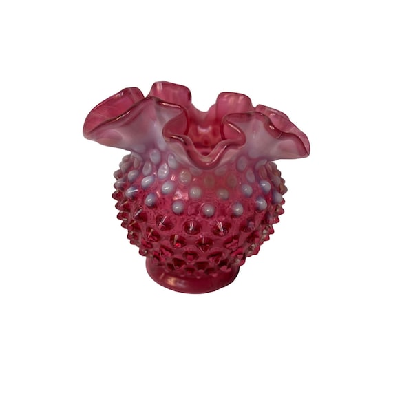 Fenton Hobnail Vase - Etsy