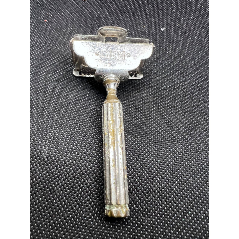 Antique GEM Safety Razor 1912 Style Brooklyn NY USA Single Edge Blade ...