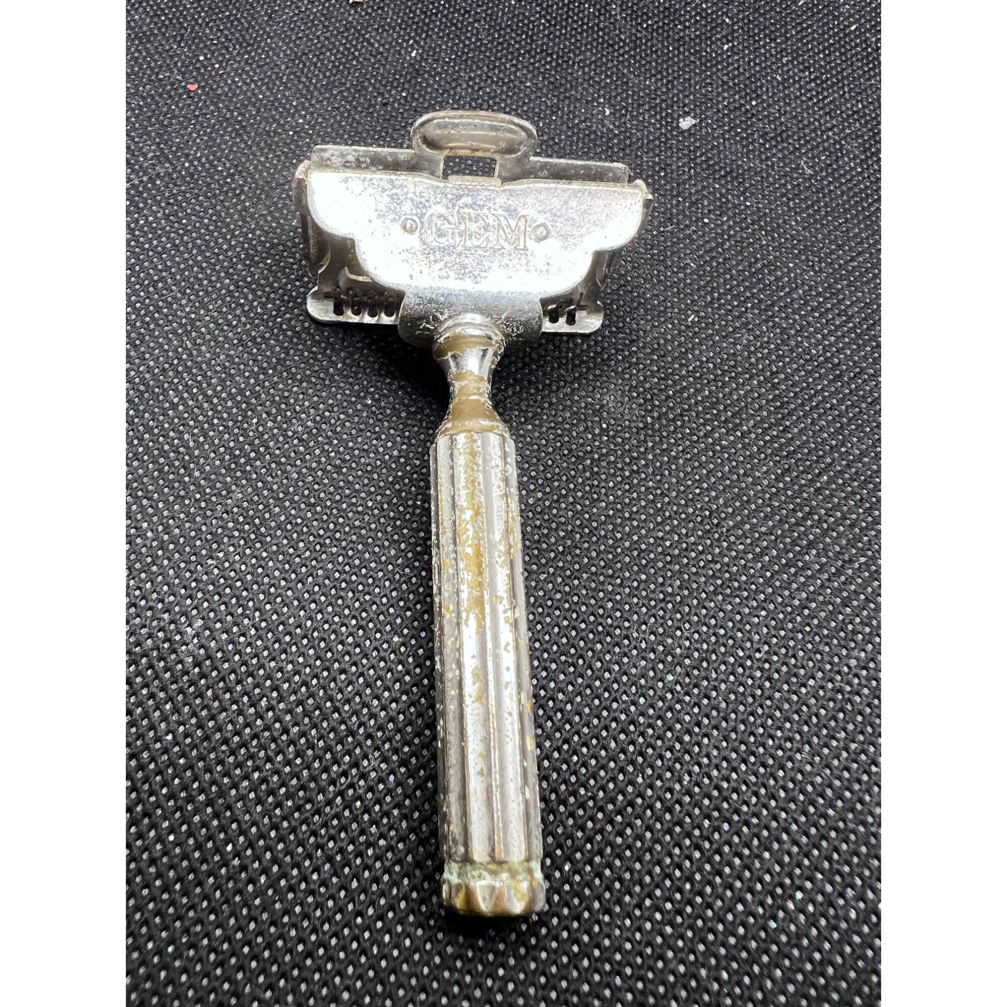 Antique GEM Safety Razor 1912 Style Brooklyn NY USA Single Edge Blade ...