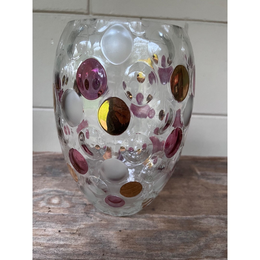 Vintage Nemo Borske Sklo Max Kannegiesser Czech Optical Dot Glass Ball ...