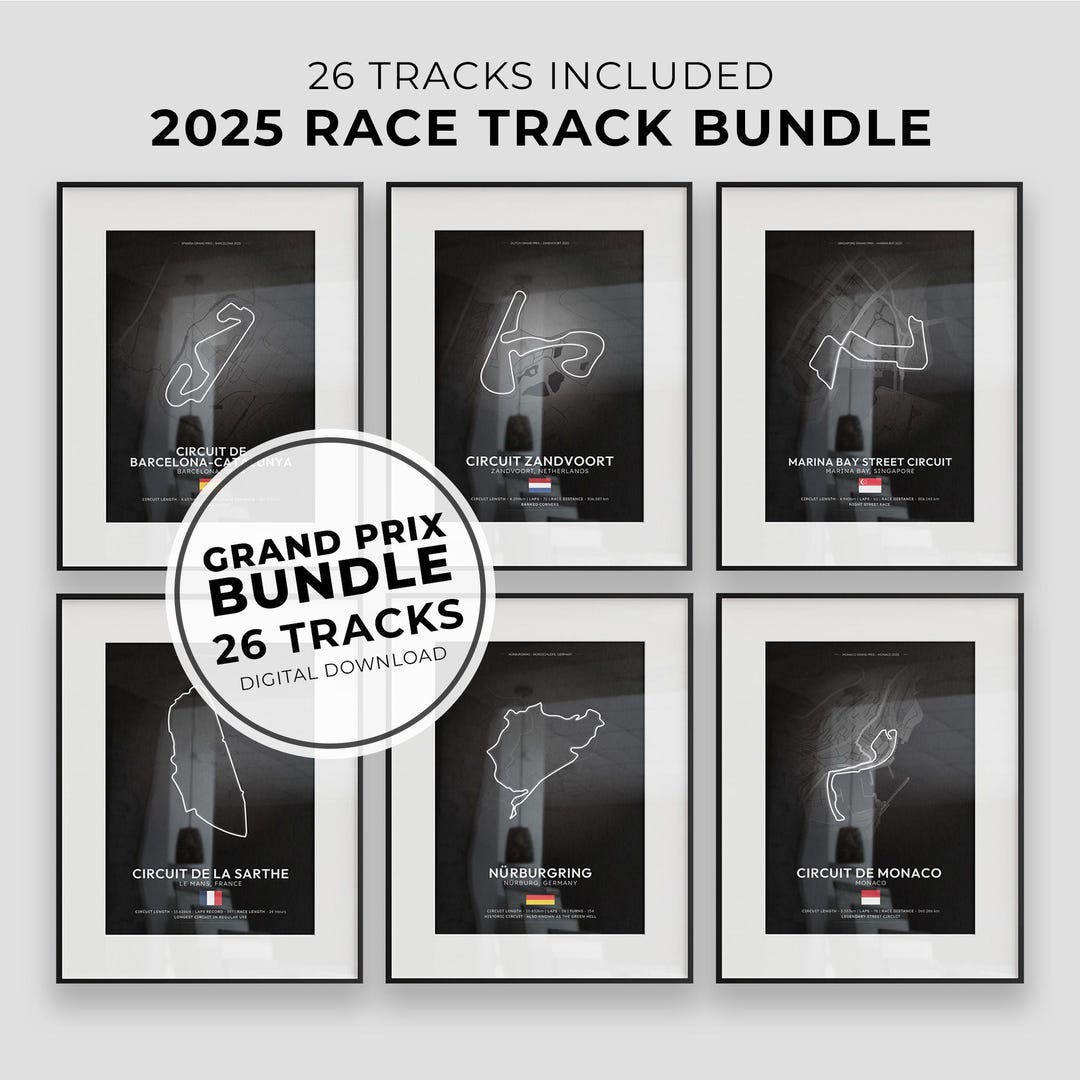 F1 Poster Set for the Ultimate Motorsport Fan, Rev up Your Walls With ...