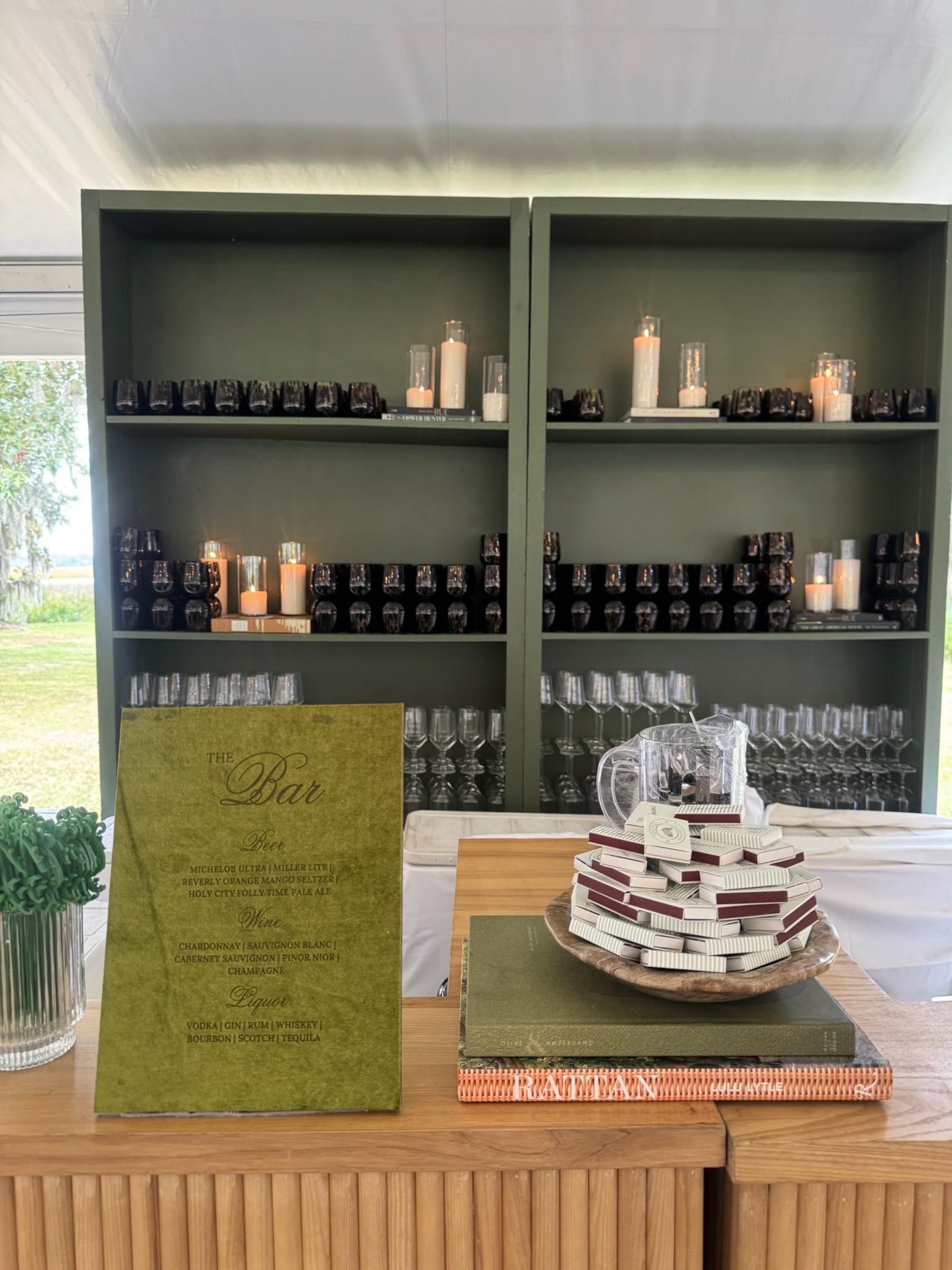 Luxury Velvet Bar Menu | Rectangle Signs | Reception & Event Decor - Etsy