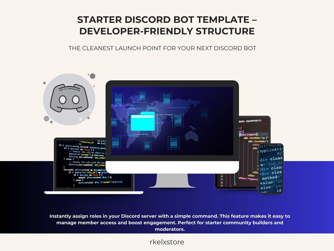 Discord Bot Starter Kit: Customizable Python Template (digital Download ...