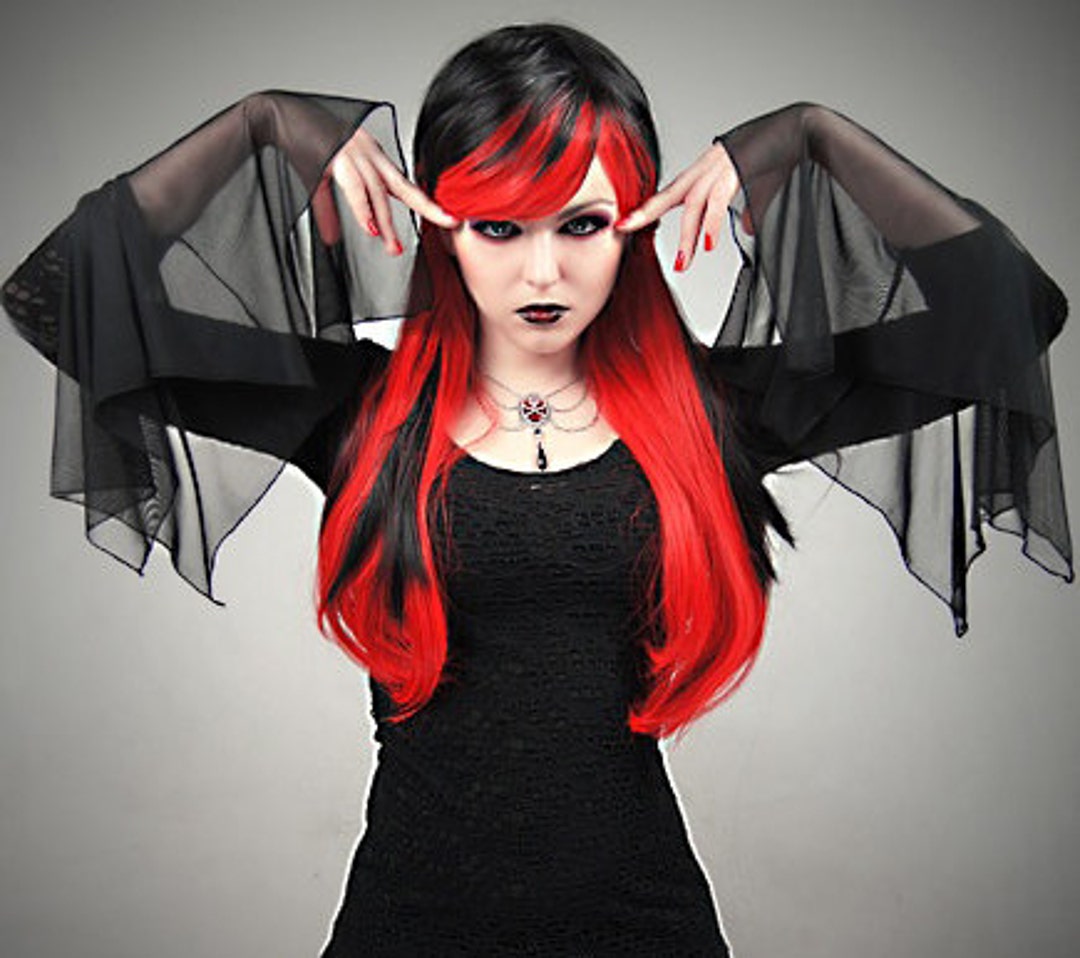 Destroyed Zombie Blouse Huge Mesh Vampire Goth Gothic Black - Etsy