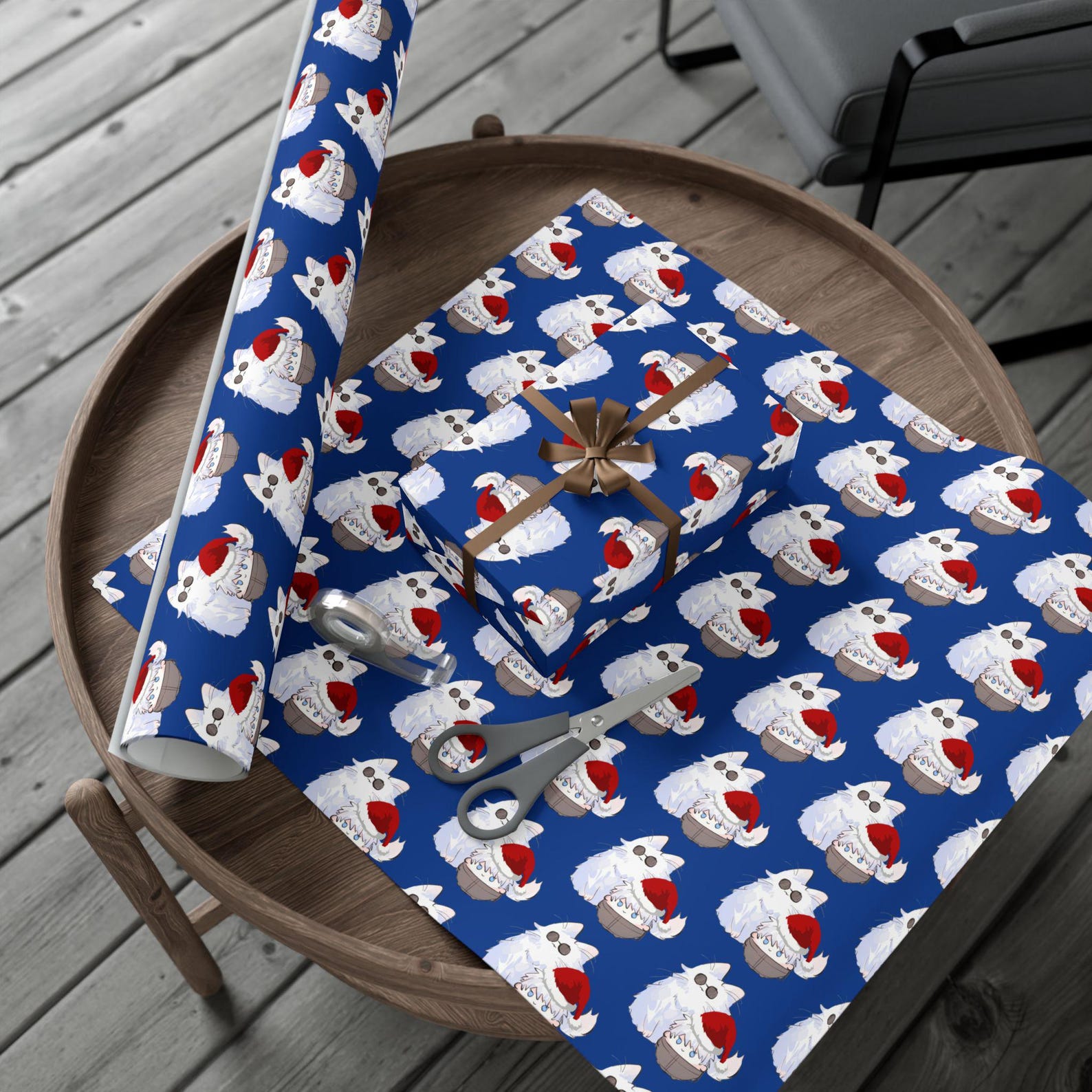 Anime Wrapping Paper, Jjk, Gojo Cat Wrapping Paper,wrapping Paper Roll ...