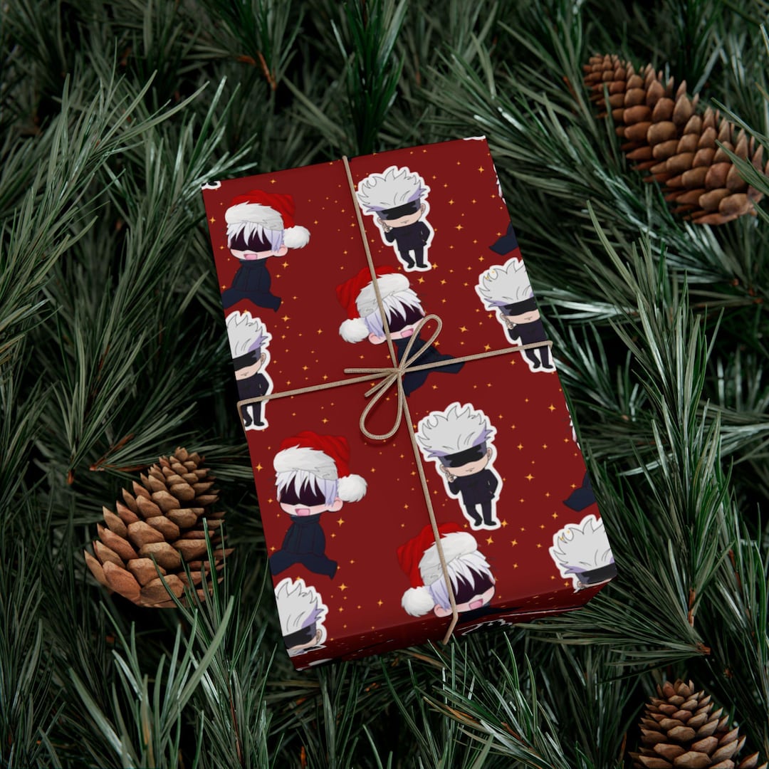 Gift Wrap, Christmas Wrap Paper, Jjk, Gojo Decorative Paper, Anime ...