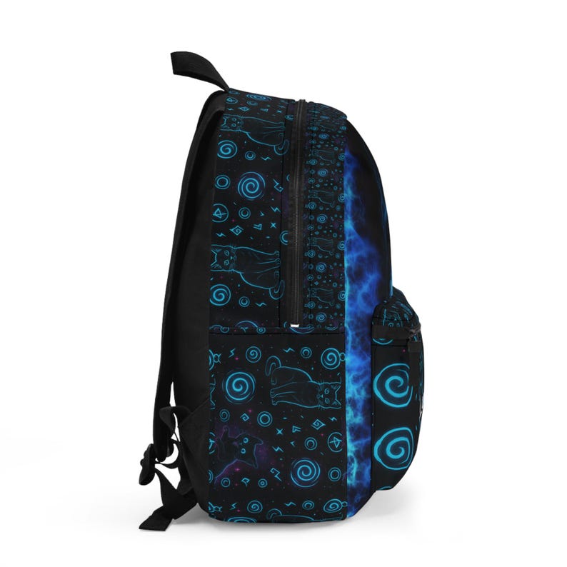 Blue Cat Anime Backpack Gojo Inspired Cute Bag for JJK Fans, Cosplayers ...