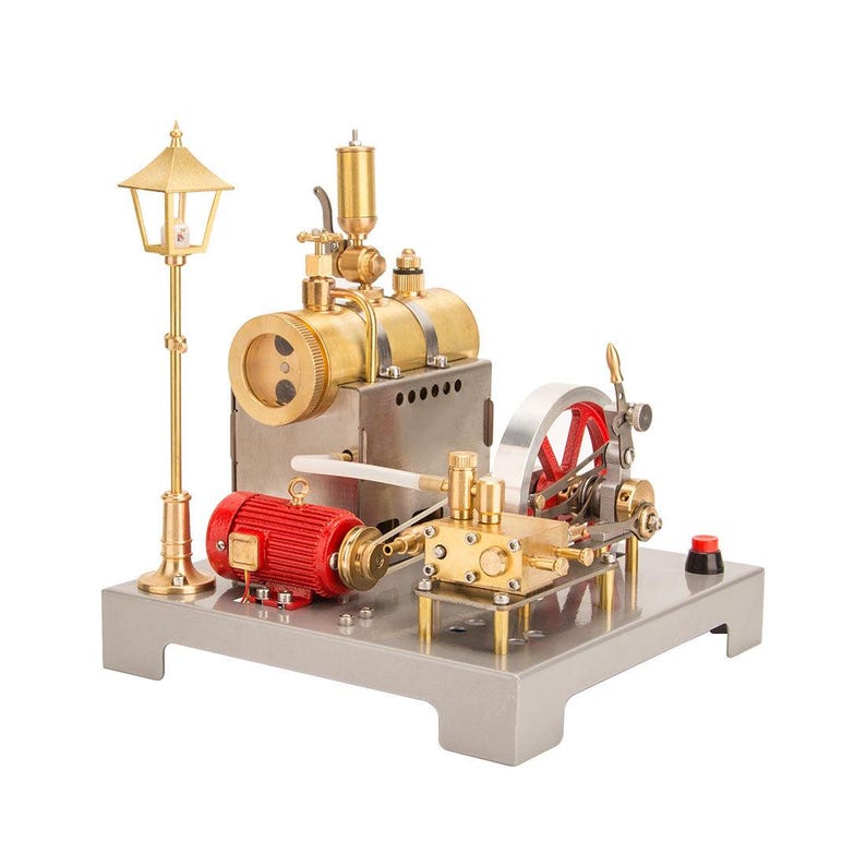 Build a Steam Engine Power Station Kit With Streetlamp Lighting DIY ...