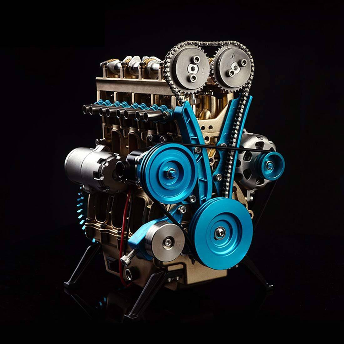 Build a V4 Engine Kit Inspired by Ferrari Car Engines With Instructions ...