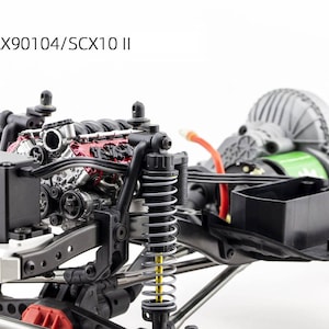 Model V8 RC Engine DIY Kit W/ SUPERCHARGER for Remote Control Car ...