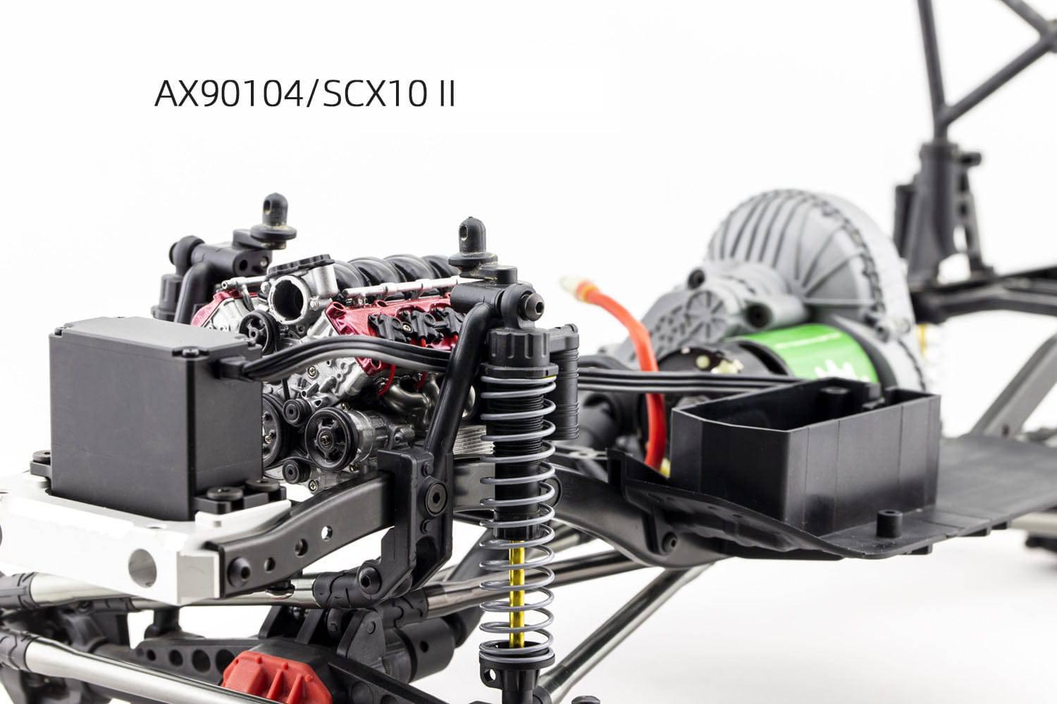 Model V8 RC Engine DIY Kit W/ SUPERCHARGER for Remote Control Car ...