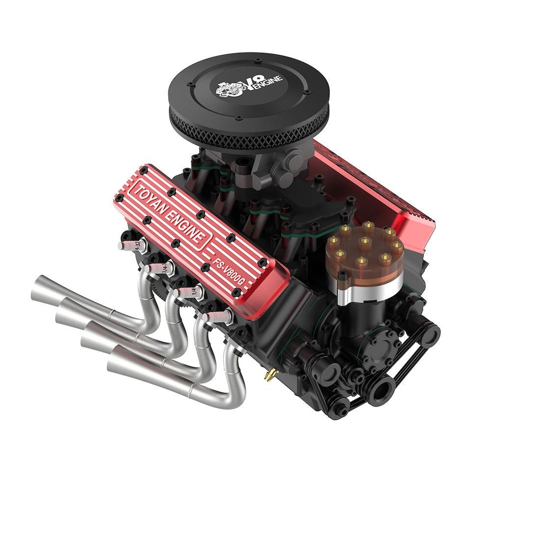 V8 Engine RC 28cc 1/10 Car Running Model Kit DIY Assembly - Etsy