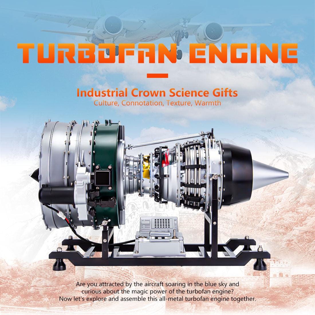 Turbofan Jet Engine DIY Kit Airplane Assembly Twin-spool Build - Etsy
