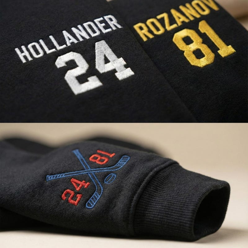 Embroidered Hockey Lgbt - Etsy