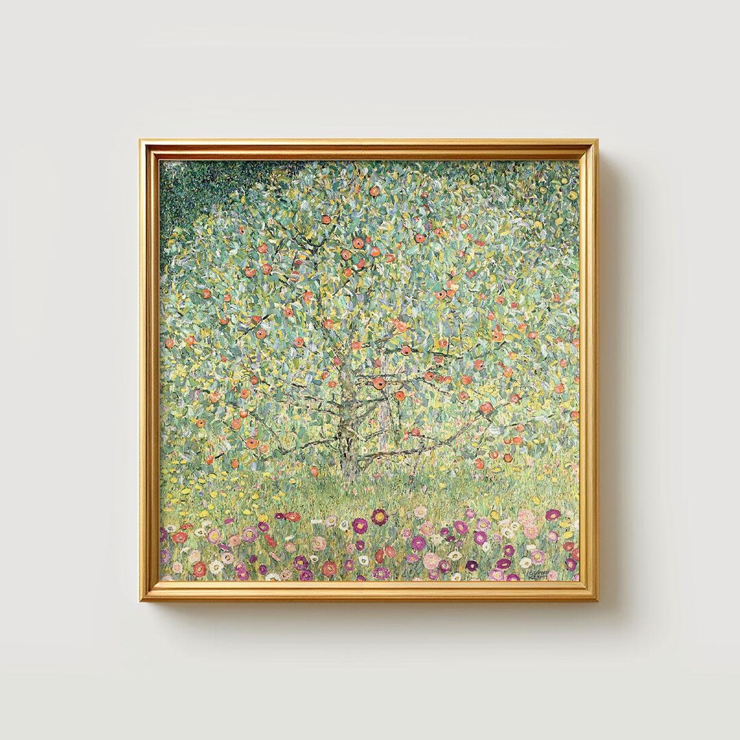 Apple Tree I – Gustav Klimt Art Print, Vienna Secession Landscape Wall ...