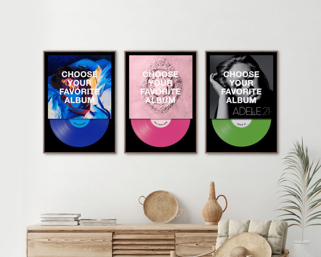 Custom Vinyl Album Cover Set - Custom Album Cover Poster, Music Album ...