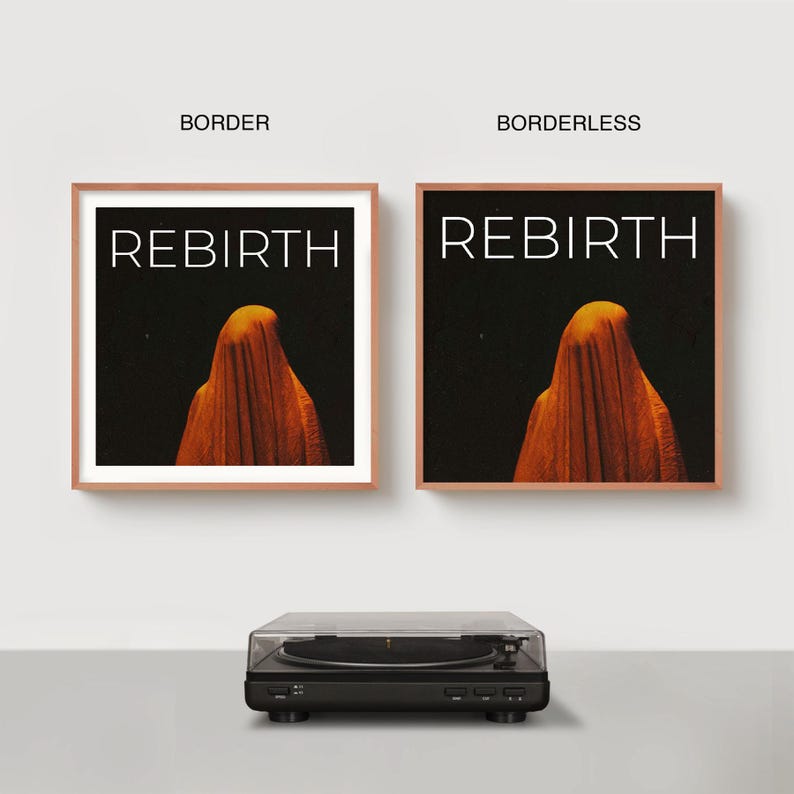 Custom Album Cover Print - Personalized Music Wall Art, Custom Album ...