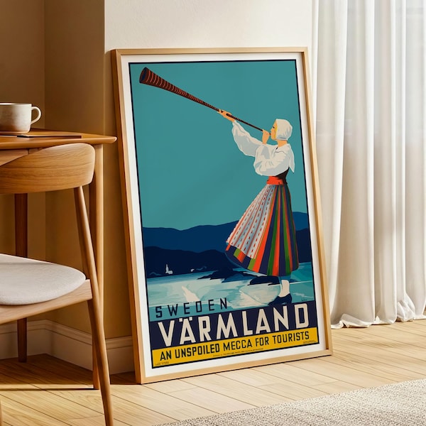Swedish Tourism Art - Etsy