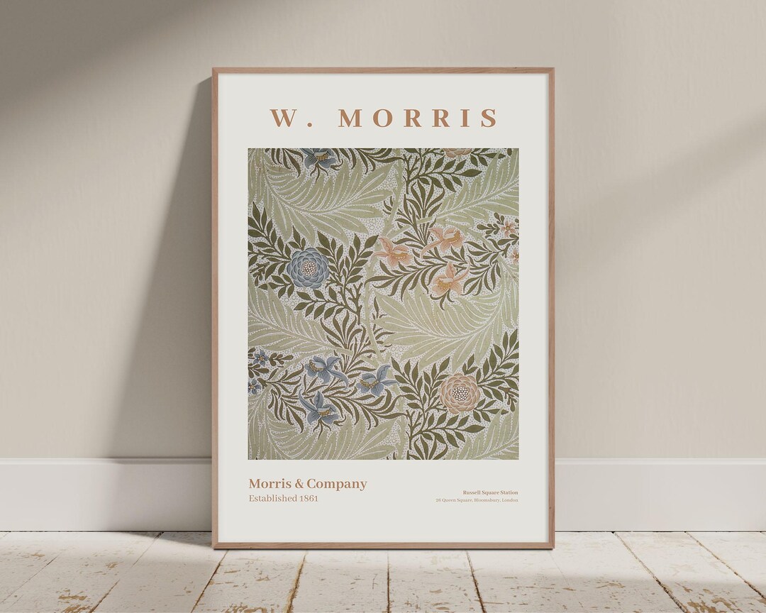 William Morris Print - Larkspur Print, William Morris Poster, Vintage ...