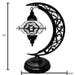 Handcrafted Turkish Mosaic Moon Lamp – Colorful Star Design - Etsy