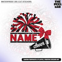Cheerleading Stickers - Etsy