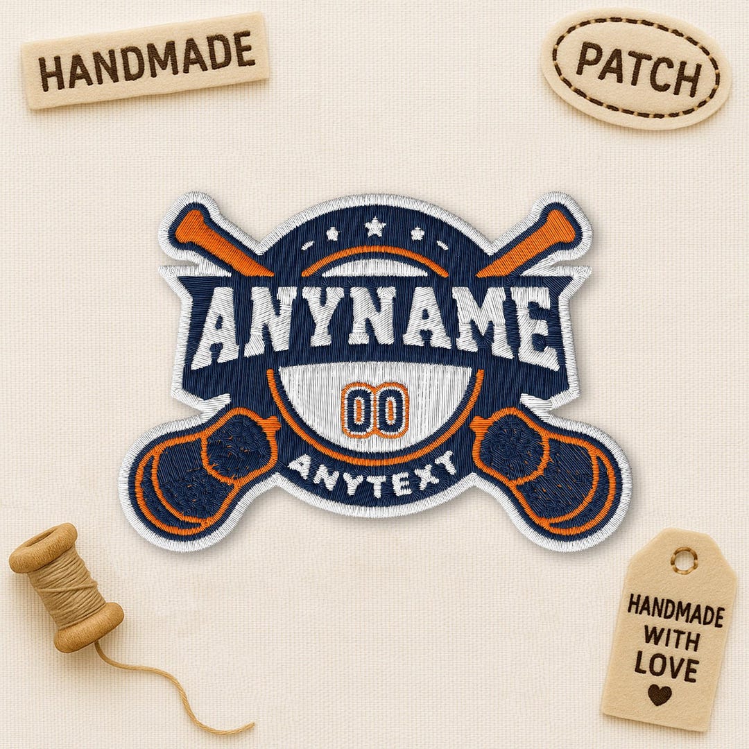 Custom Lacrosse Name Patch, Personalized Lacrosse Sport Player Name ...