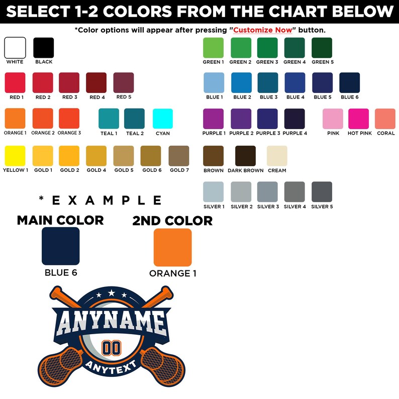 Custom Lacrosse Name Patch, Personalized Lacrosse Sport Player Name ...