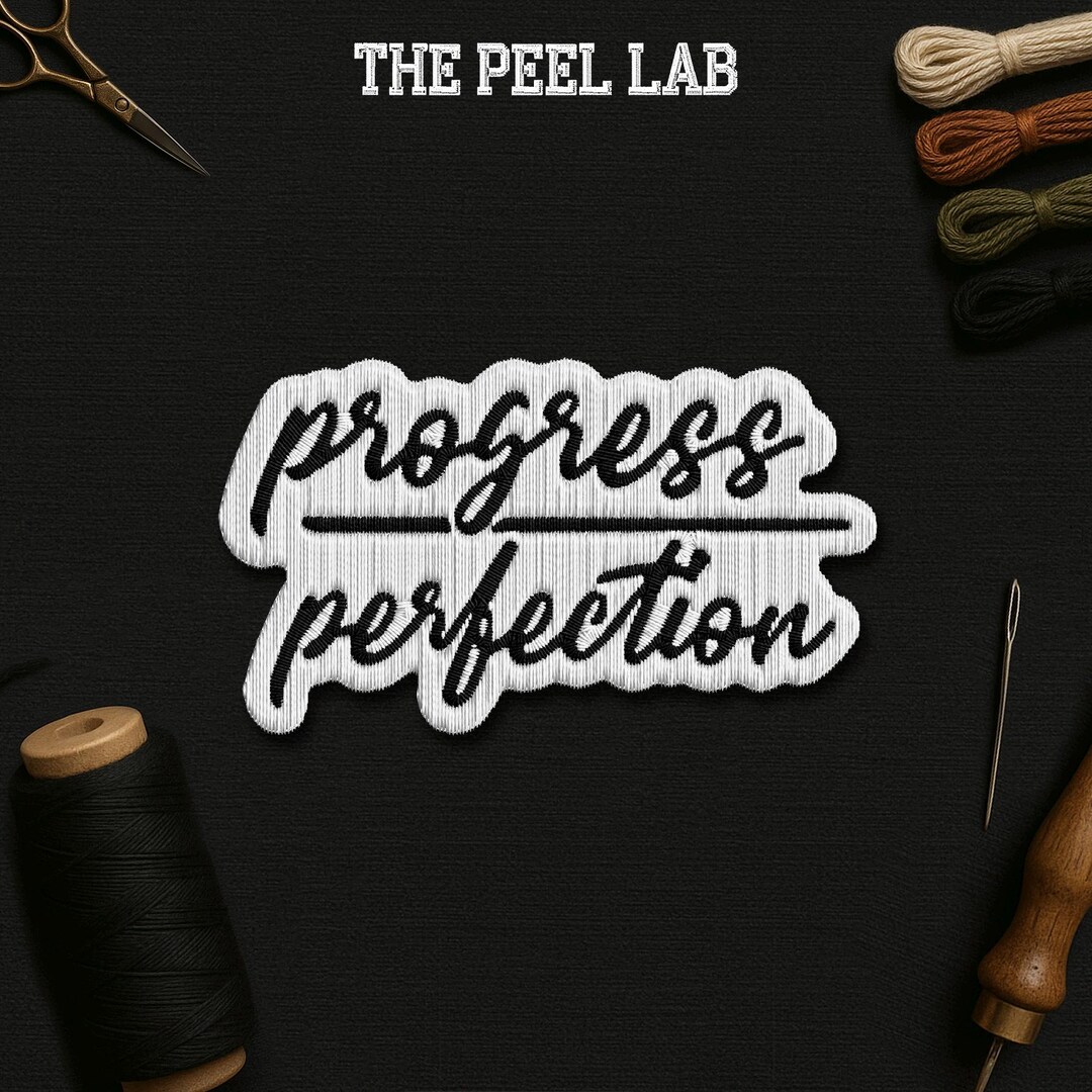 Progress Over Perfection Patch, Self Love Patches, Positive Quotes ...