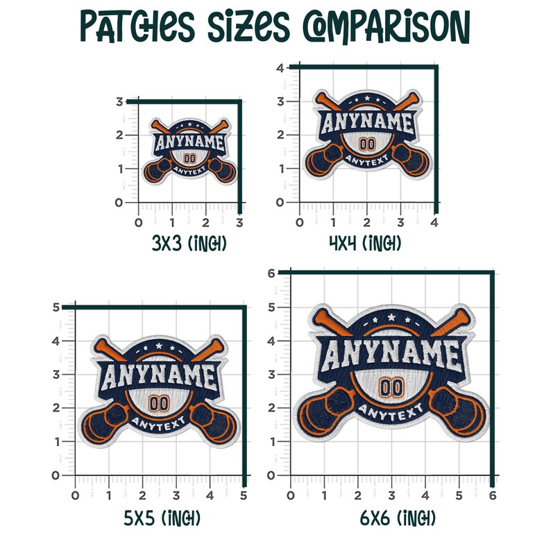 Custom Lacrosse Name Patch, Personalized Lacrosse Sport Player Name ...