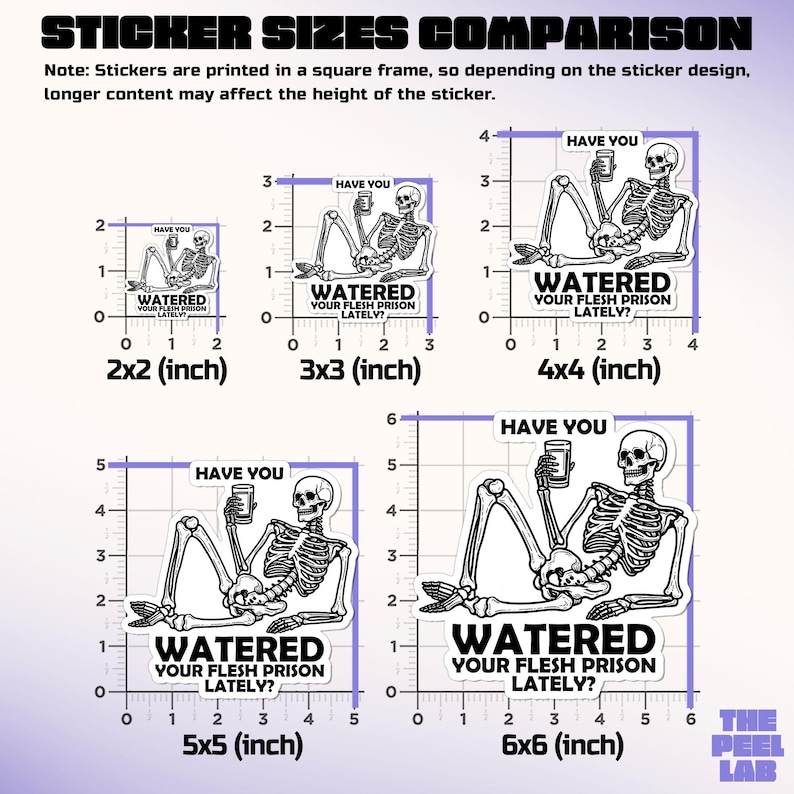 Have You Watered Your Flesh Prison Lately Skeleton Sticker Mental ...