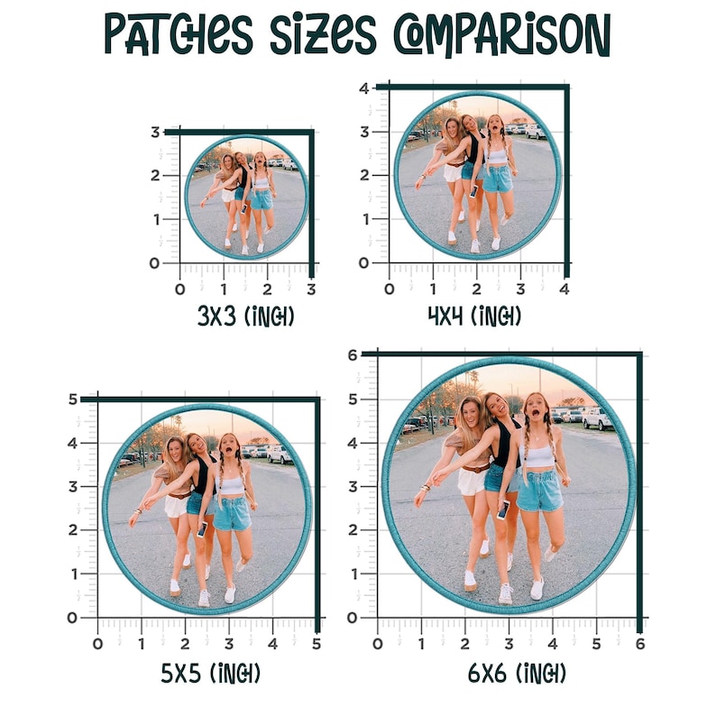 Custom Printed Photo Patch – Personalized Logo or Picture Patch With ...