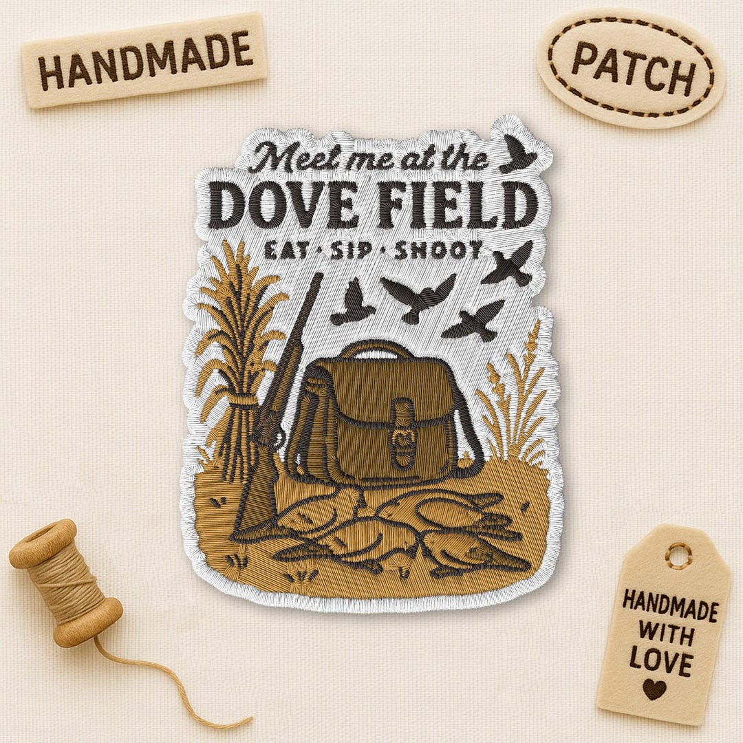 Meet Me at the Dove Field Patch, Dove Hunting Outdoor Marsh Camo Animal ...