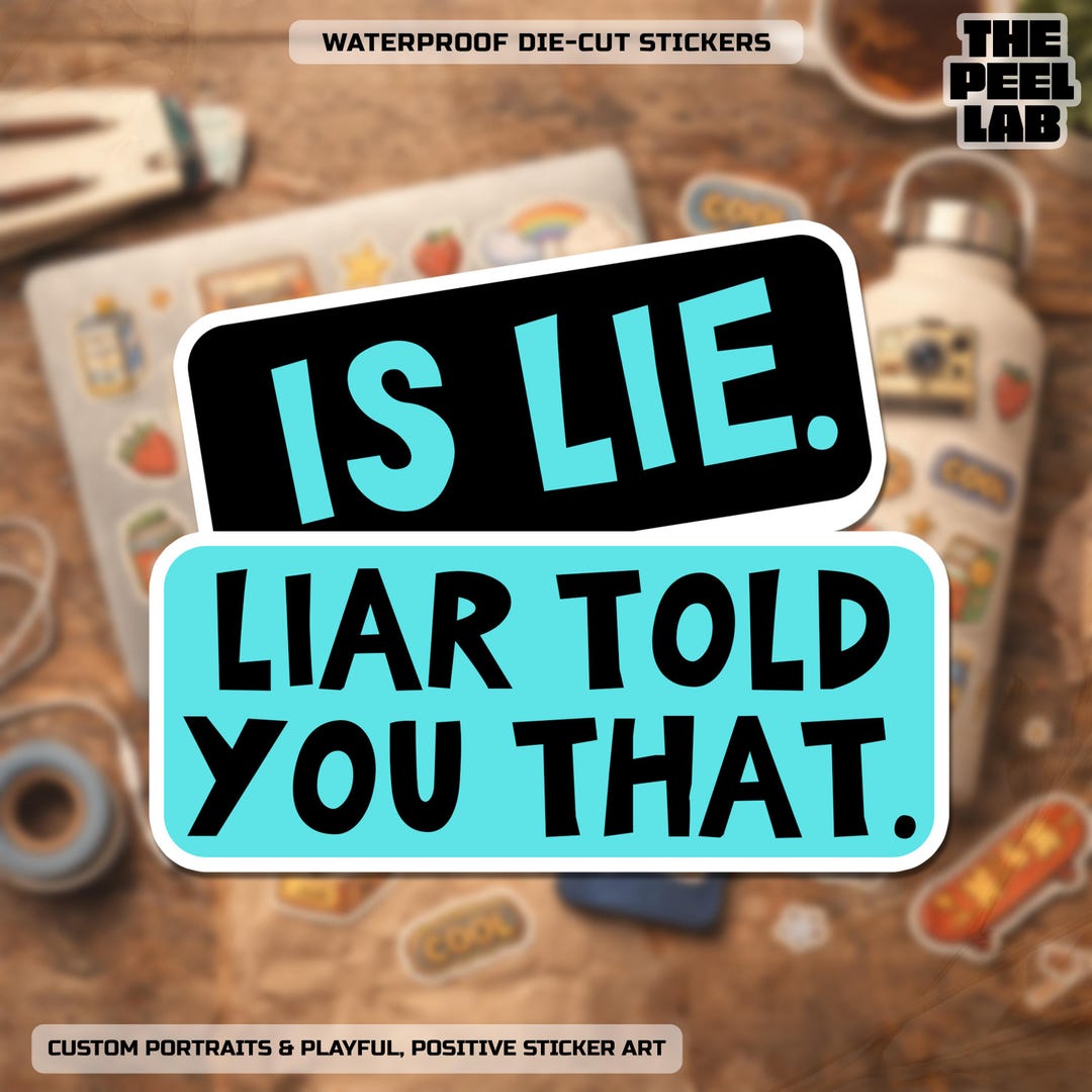 Is Lie Liar Told You That Sticker, Ice Hockey Sports Game Romance ...