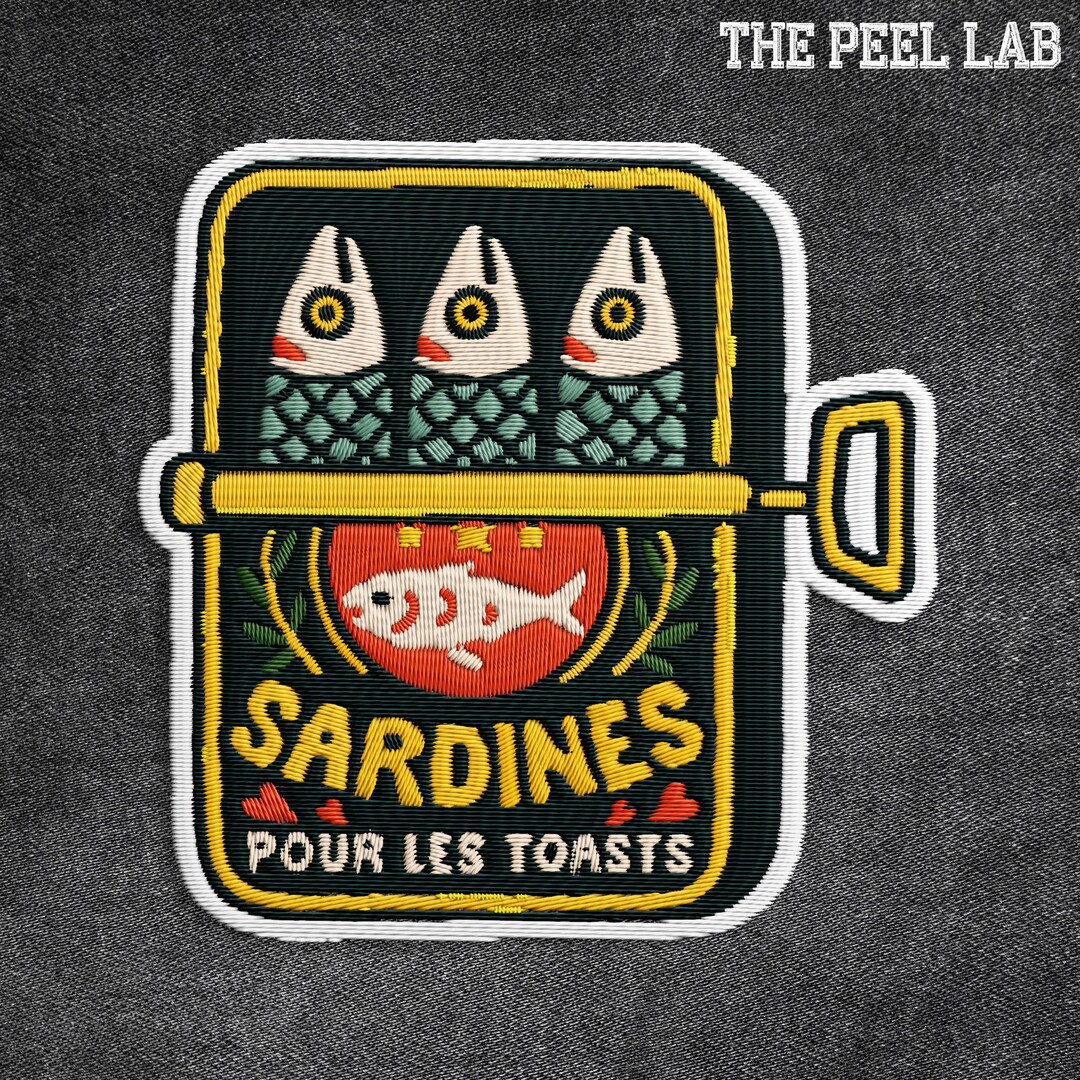 Sardines Queen Patch, Tinned Fish Lover Sardine Fishing Fisherman Dad ...