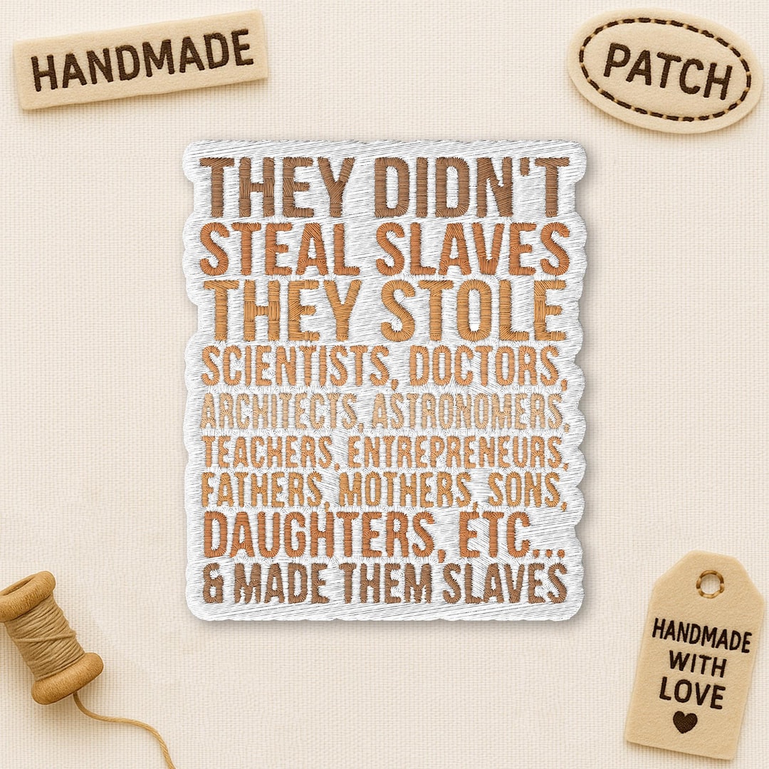 They Didn't Steal the Slave Black History Month Patch, MLK Day ...