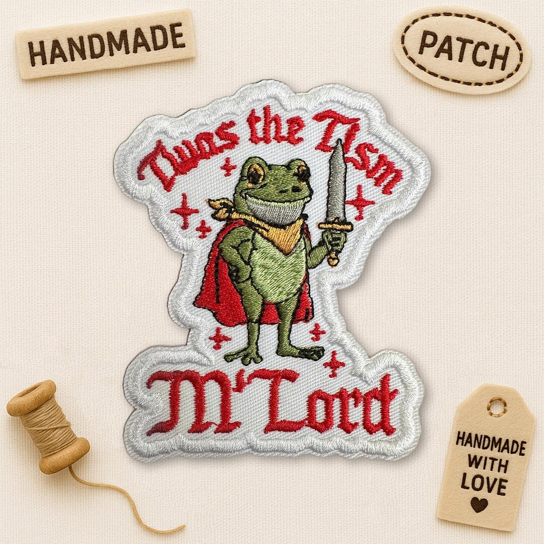 Twas the Tism M'lord Frog Patch, Autism Awareness ADHD Mental Health ...