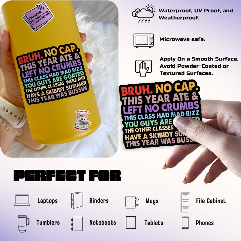 Gen A Slang Teacher Sticker, Summer Teacher, Last Day of School, Bruh ...
