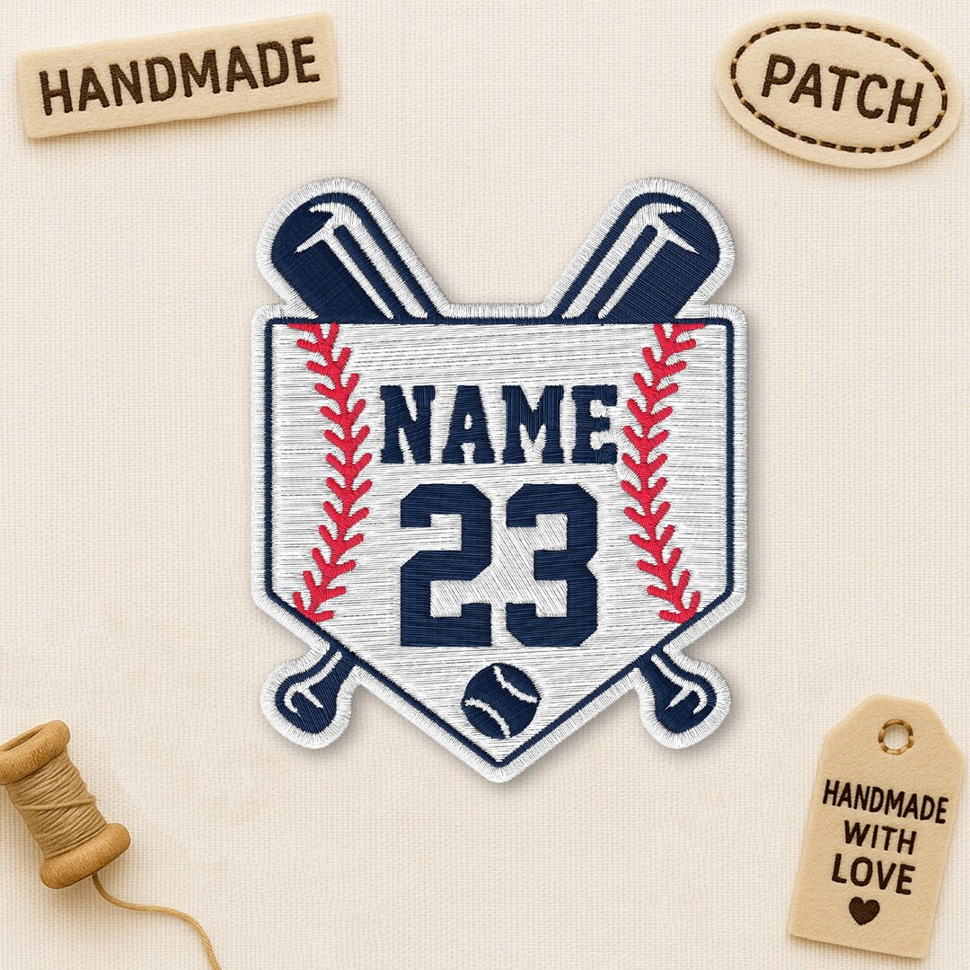 Custom Baseball Patch, Personalized Baseball Softball Sports Team ...