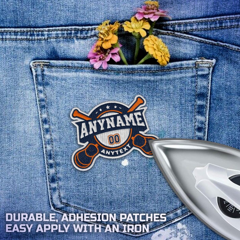 Custom Lacrosse Name Patch, Personalized Lacrosse Sport Player Name ...