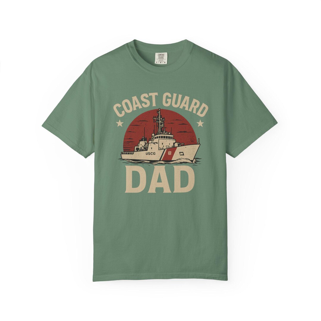 Coast Guard Dad T-shirt - Etsy