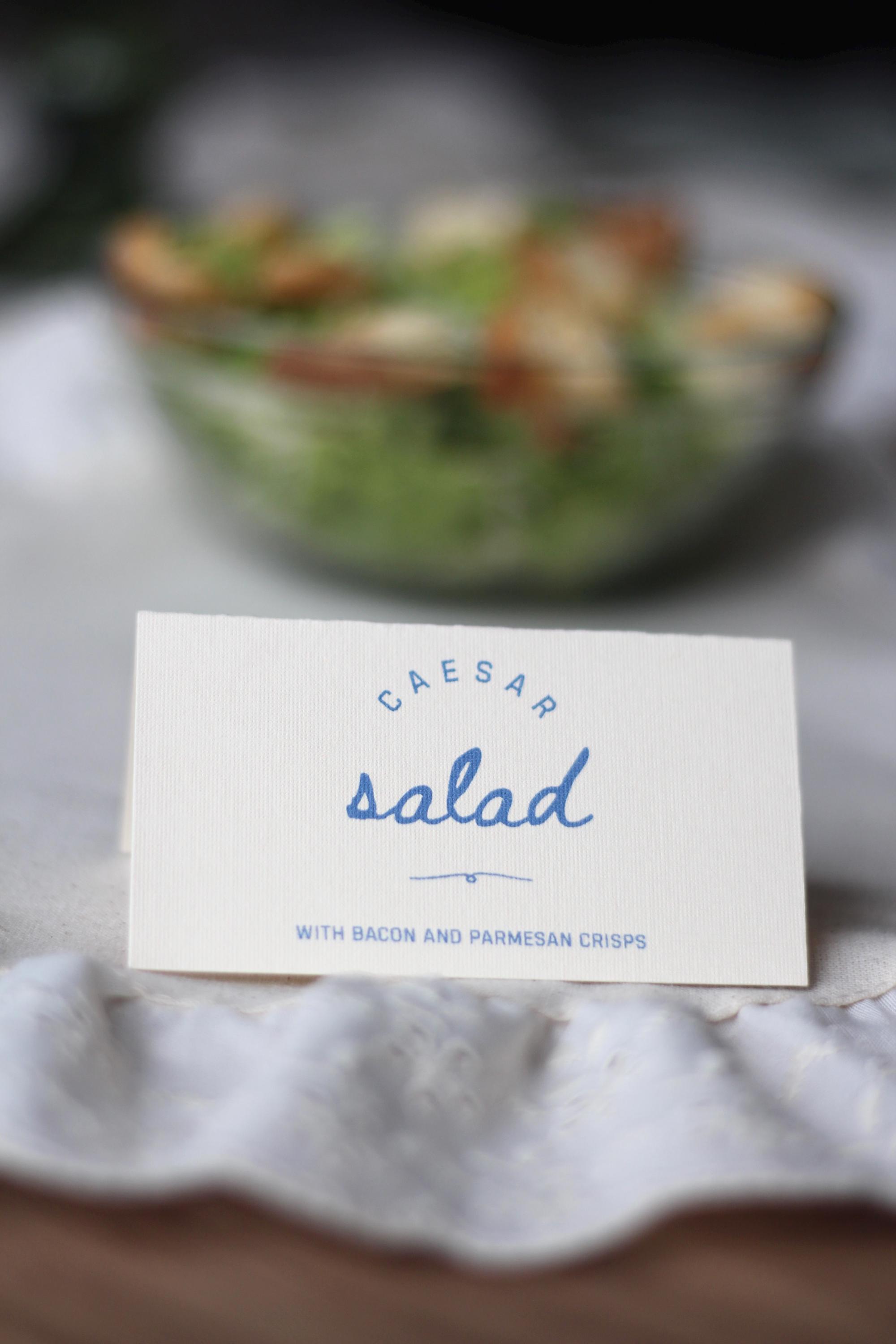 Vintage Food Label Card Template, Editable Buffet Card, Foldable Food ...