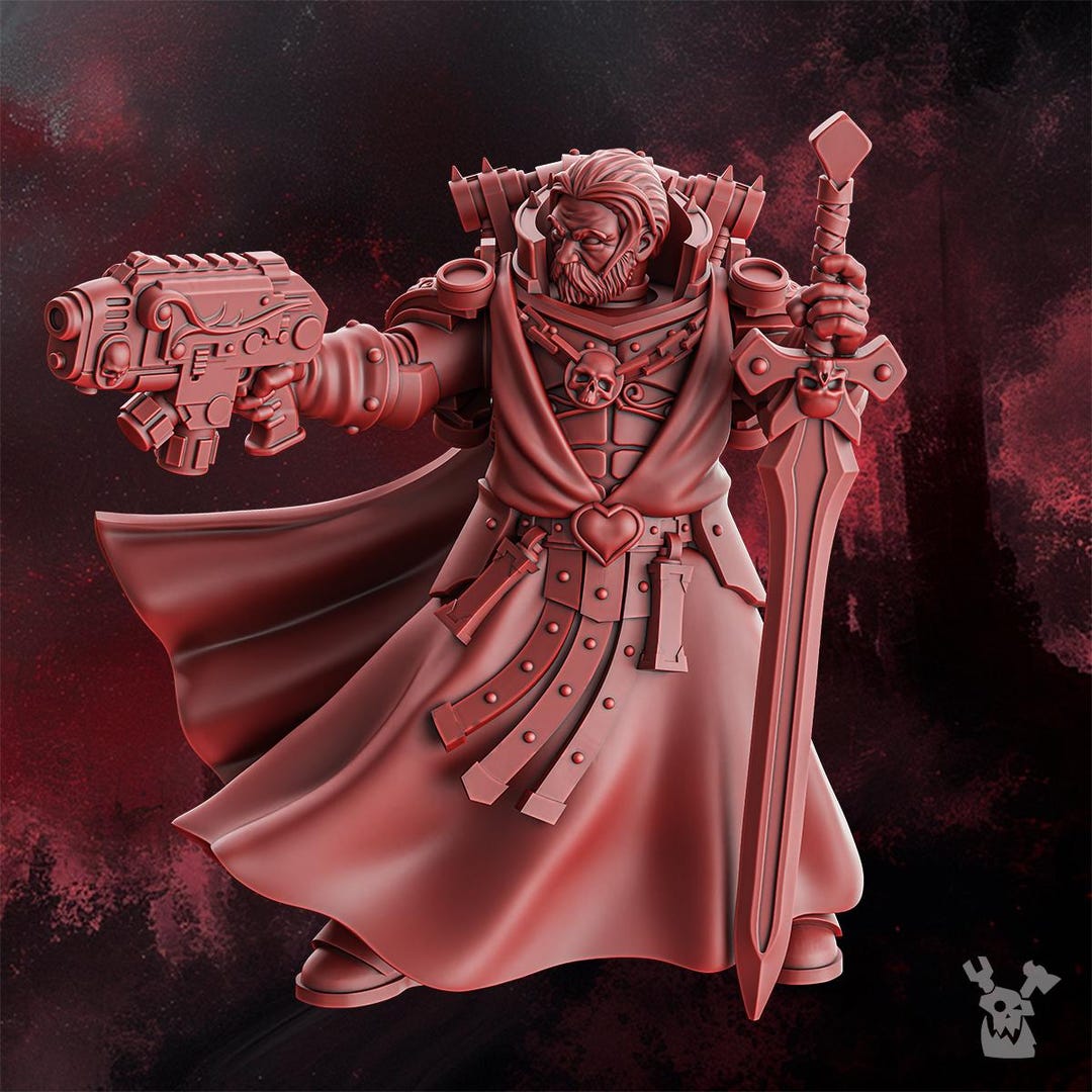 Crimson Wing Great Curator Mathias - Dakkadakka - Blood Angel Proxy - Etsy