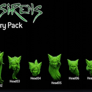 Storm Sirens Hunter Infantry Pack – Sci-fi Female Soldiers | Imperial ...