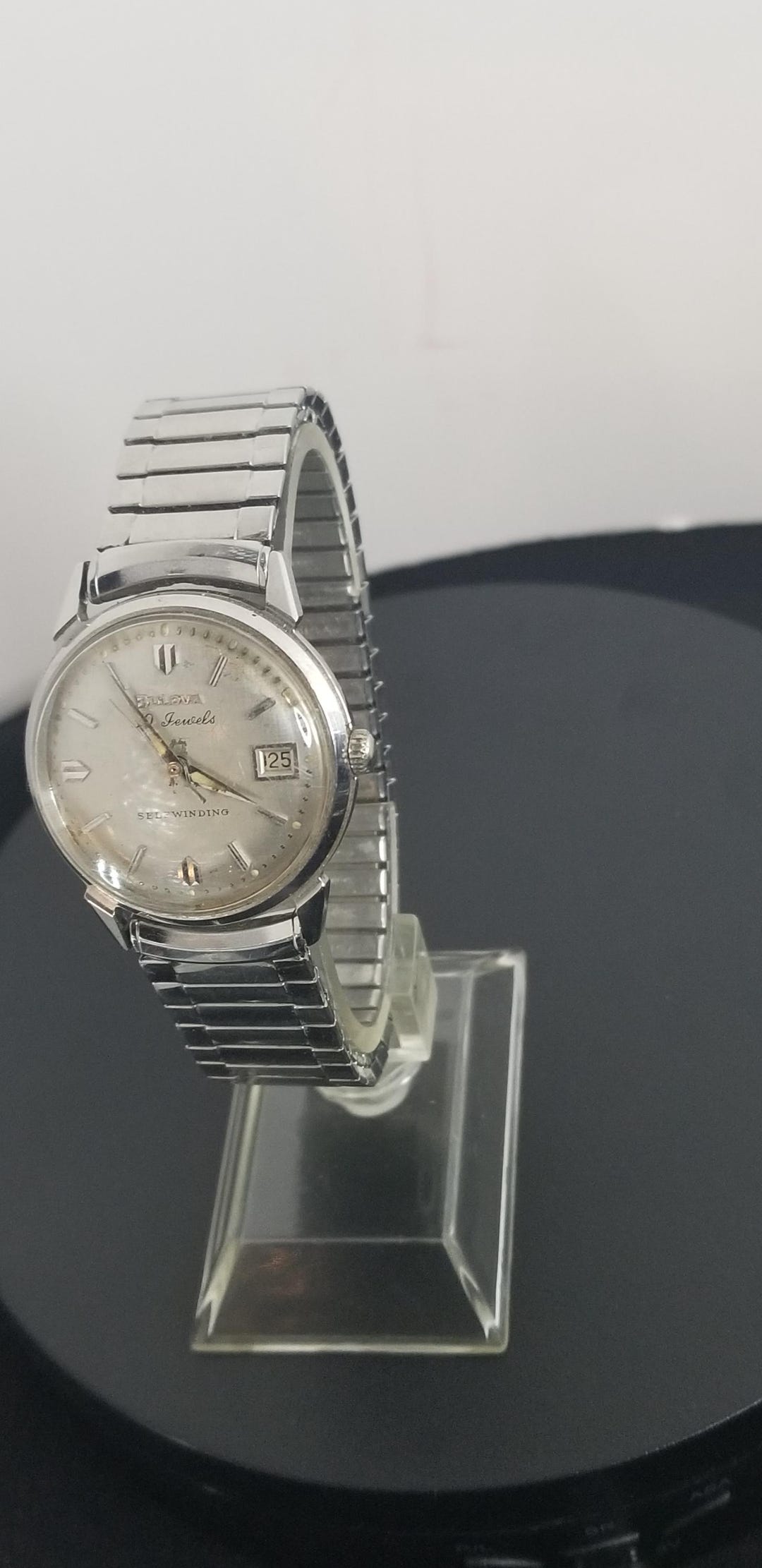 1960s Vintage Bulova 30 Jewels Date King Self Winding Automatic Wrist ...