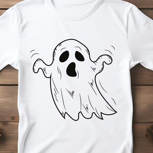 Halloween Boo Cute Ghost SVG, Boo SVG, Boo Girl Sublimation, Halloween ...