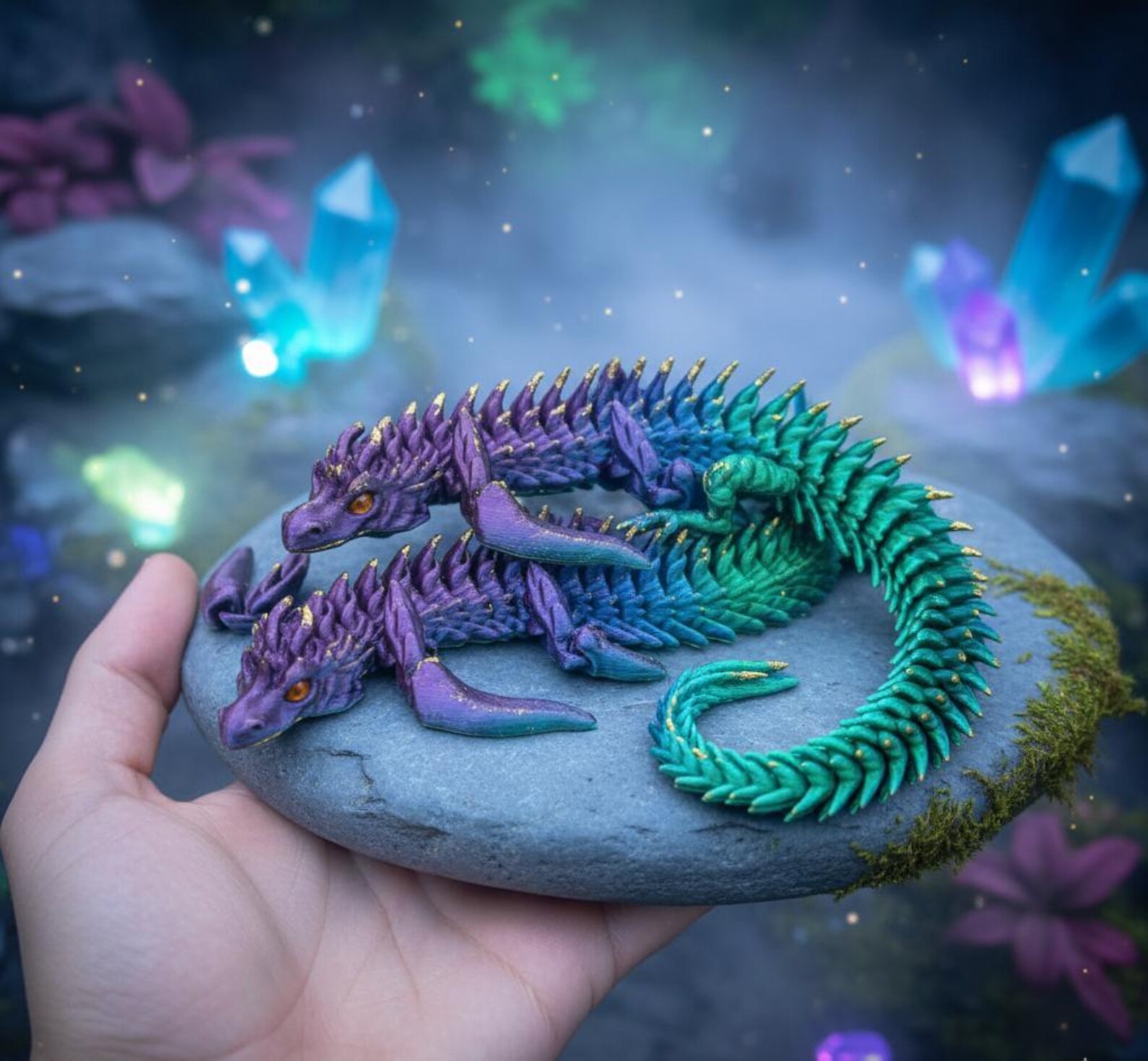 Flexible Articulated Sea Dragon 3D Model STL File – Mythical Sea ...