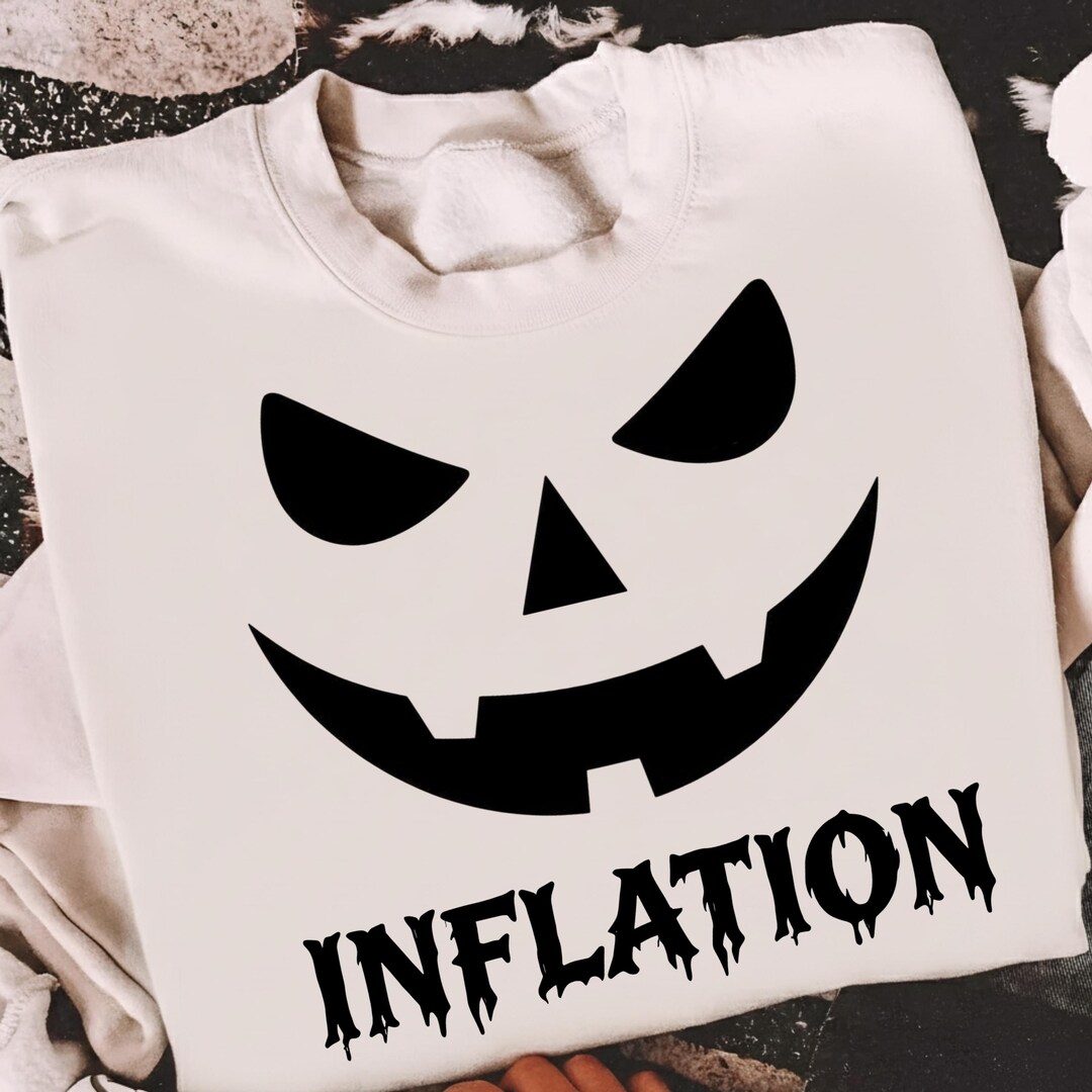 Inflation Halloween Png, Funny Jack O Lantern, Spooky Economy Png ...
