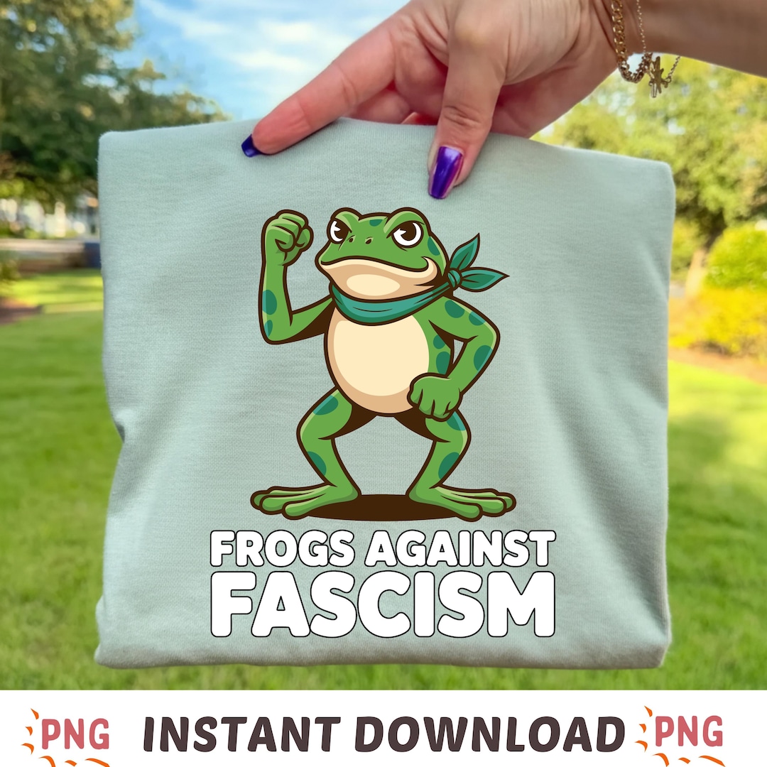 Anti‑fascist Frog PNG | Frogs Against Fascism | Portland Frog | Protest ...