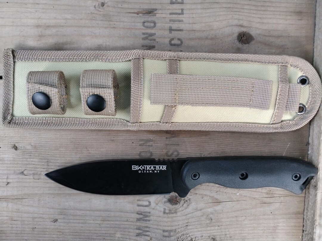 Ka Bar Kabar BK16 Fixed Blade Knife & Sheath MOLLE - Etsy