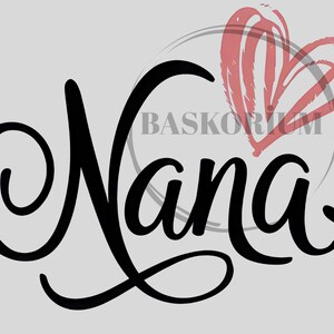 Nana Png, Cute Nana Png, Grandma Png, Grandma Gift, Mother Day's Png ...
